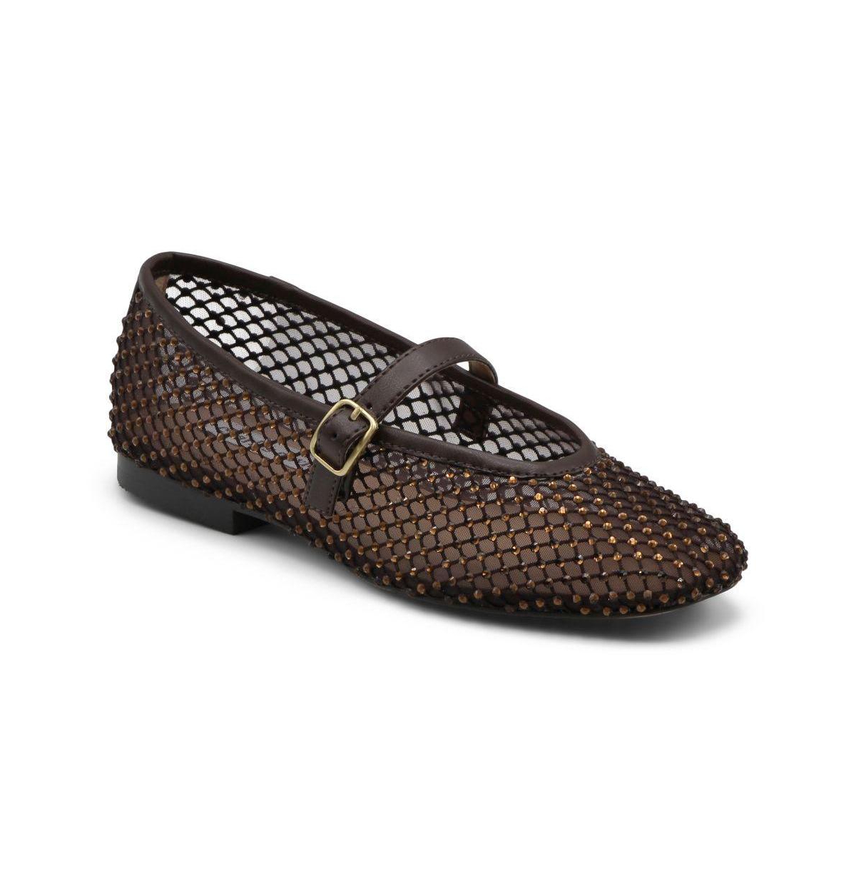 Click here for Charles David Womens Westa Flat Dress Shoe Mesh Rh... prices