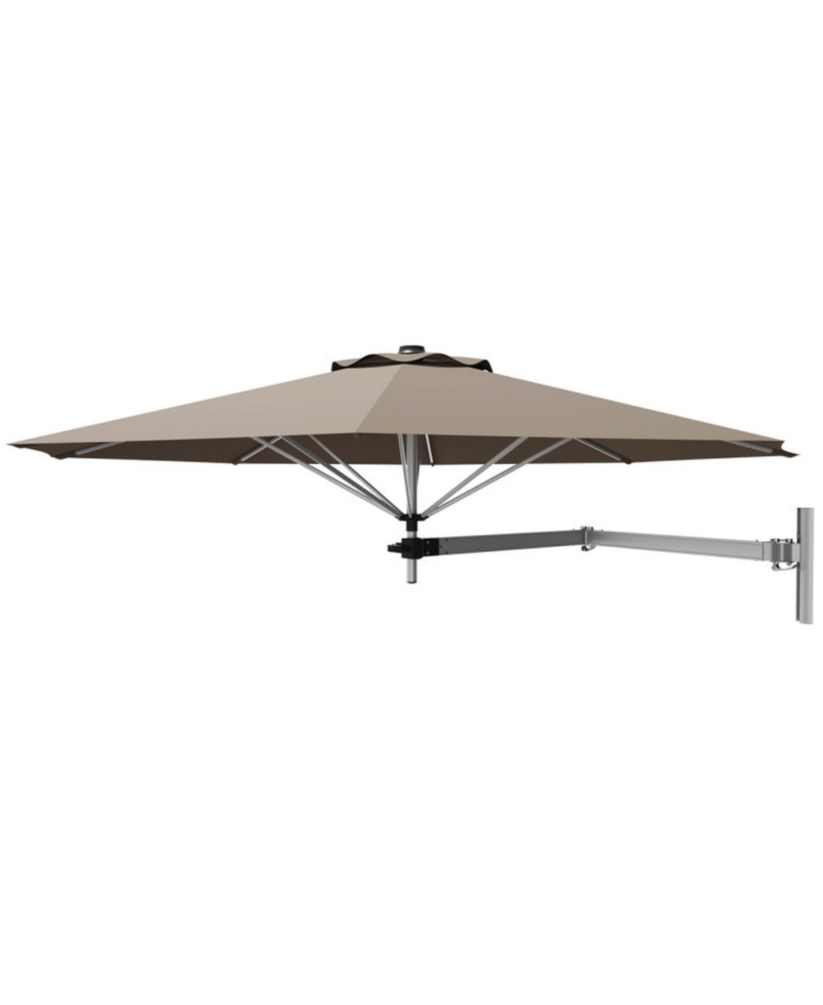 Click here for Gouun 8 ft Wall-Mounted Tilting Patio Umbrella wit... prices