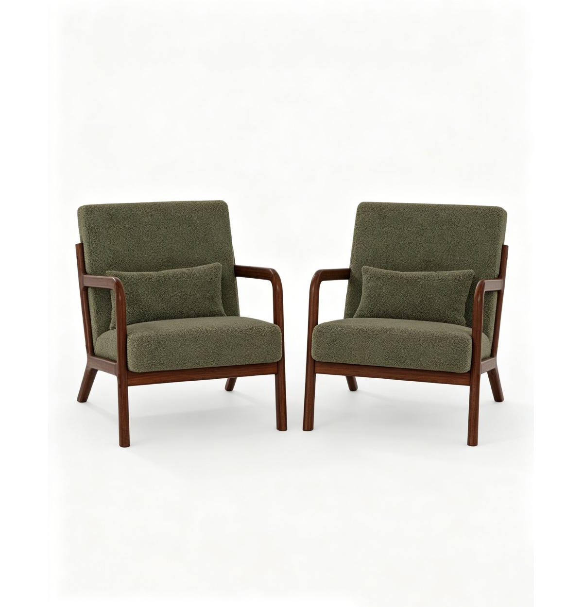 Click here for gaomon 2-Piece Snow Texture Fabric Reading Chairs... prices
