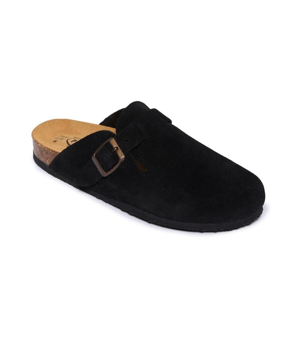 Click here for Plakton Womens Clog Full Grain Suede Blogg - Black prices