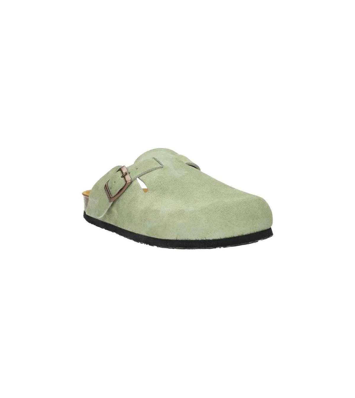 Click here for Plakton Womens Clog Full Grain Suede Blogg - Mint prices