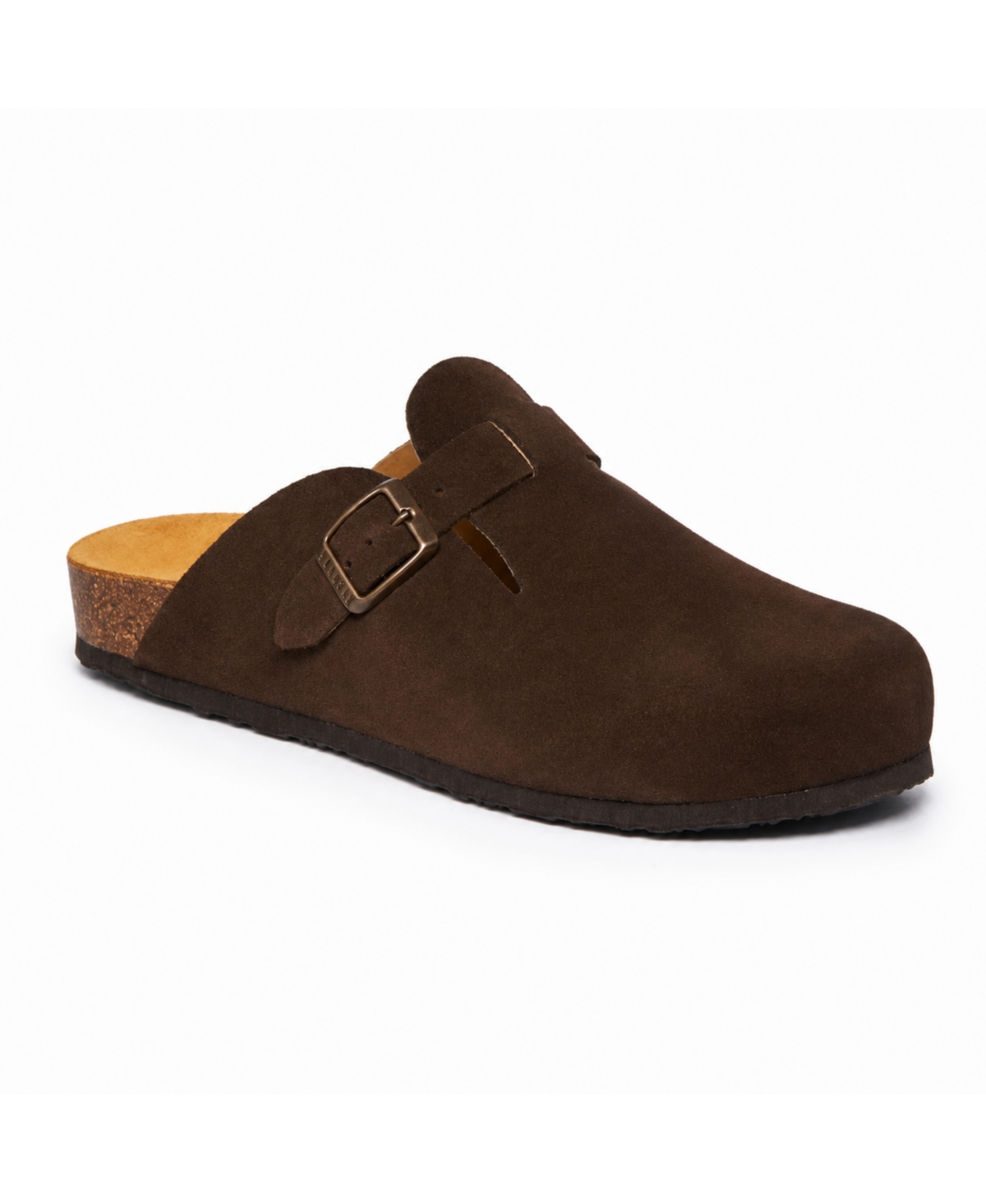 Click here for Plakton Womens Clog Full Grain Suede Blogg - Brown prices