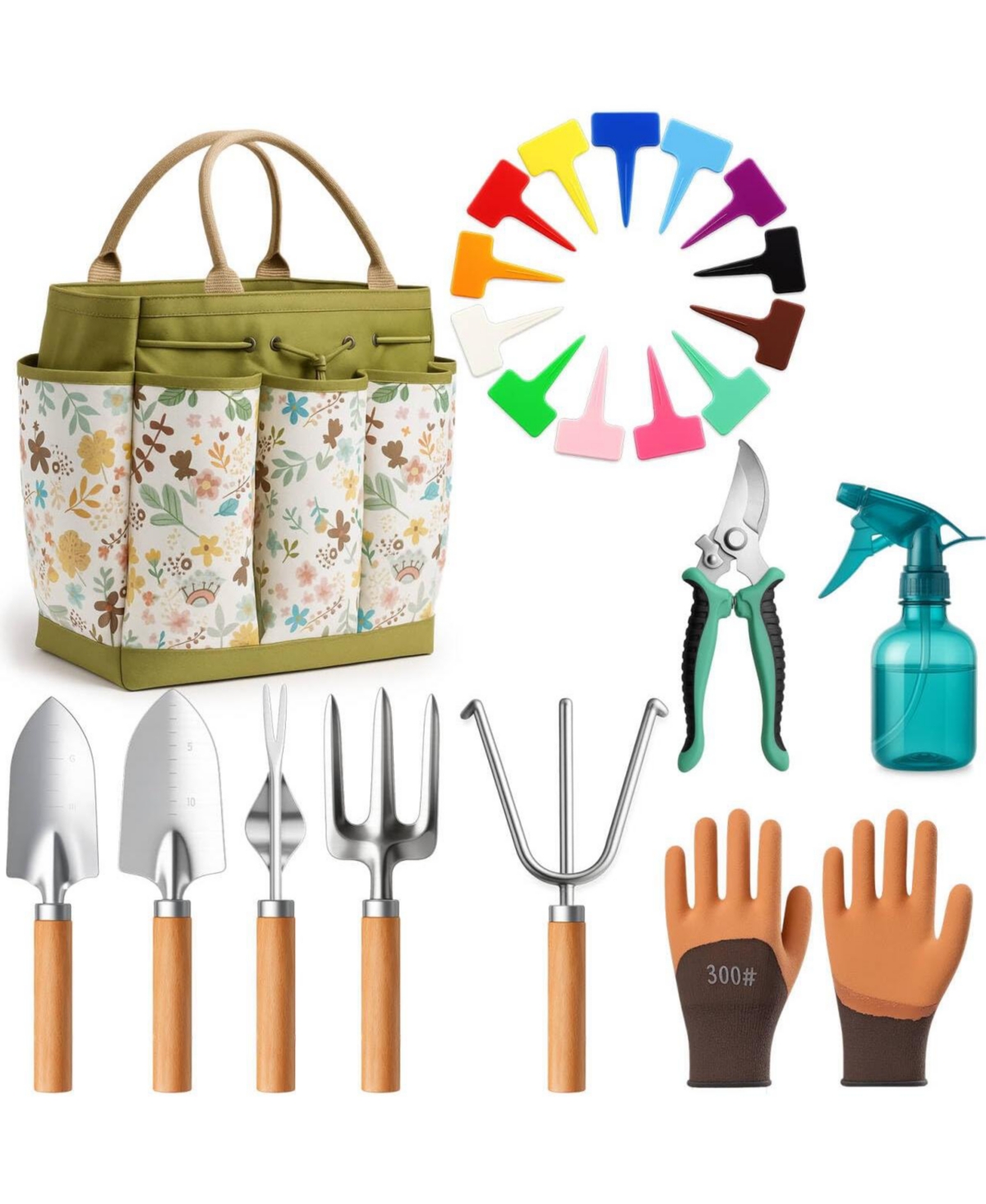 Click here for Xdovet Gardening Tools Set Heavy Duty Tote Bag Rus... prices