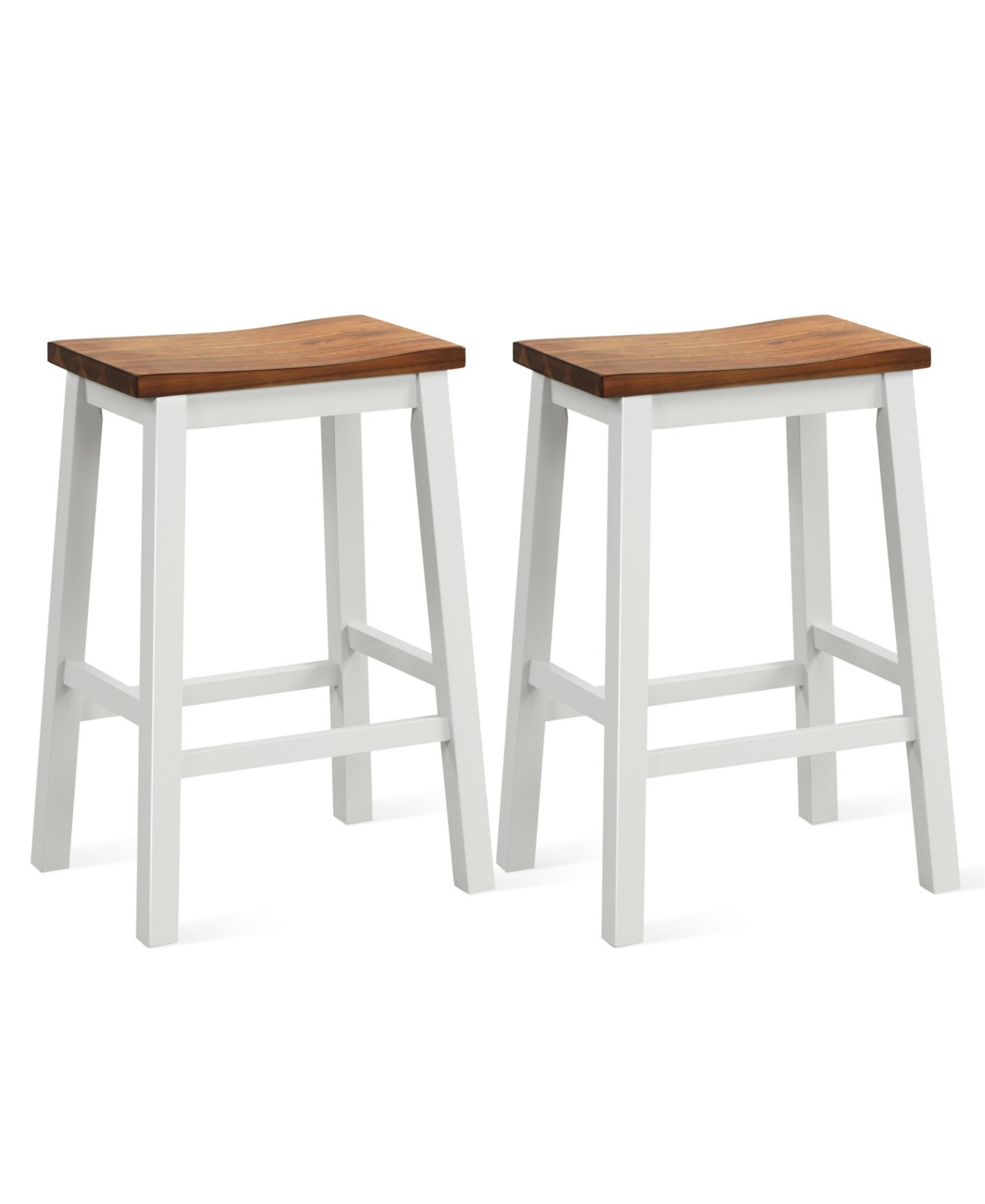 Click here for Gymax 24.5 Inch Set of 2 Saddle Stools Industrial... prices