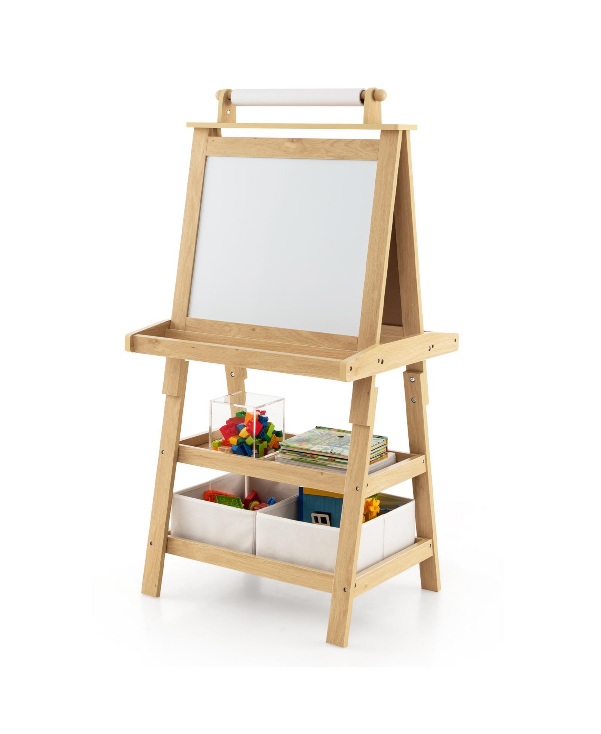 Click here for 3-in-1 Double-Sided Storage Art Easel - Brown prices