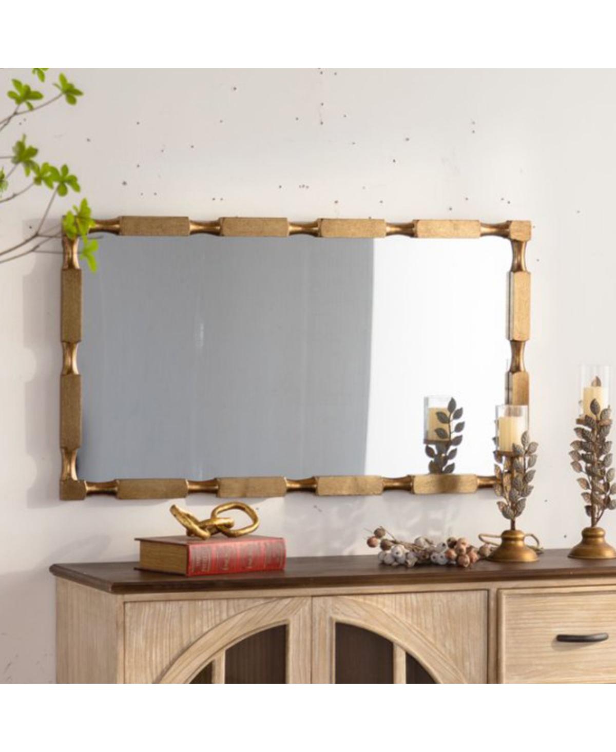 Click here for Laoties 40 x 22 Modern Rectangular Bamboo-Style Wa... prices