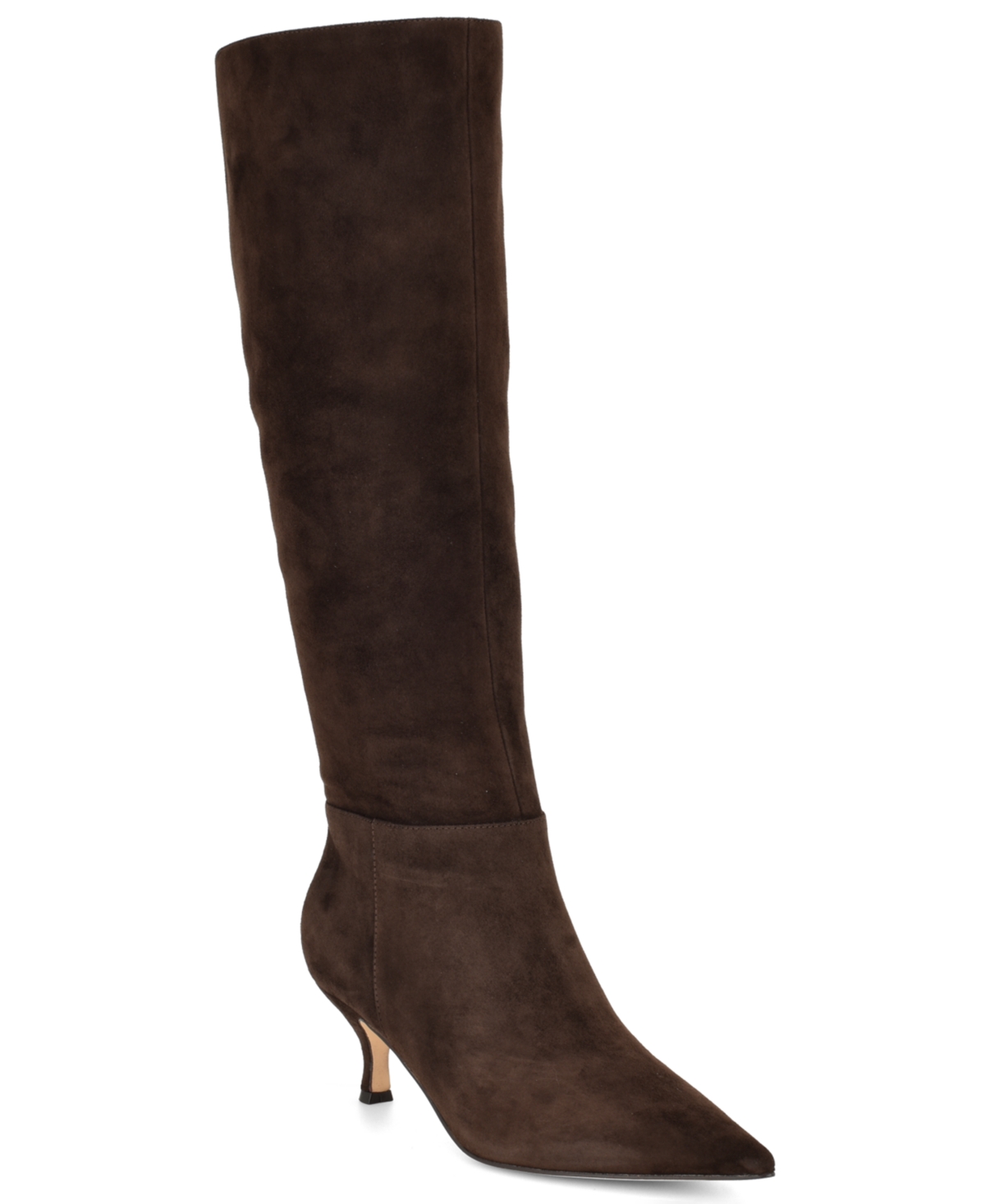 Click here for Nine West Womens Somas Tall Kitten Heel Boots - Da... prices