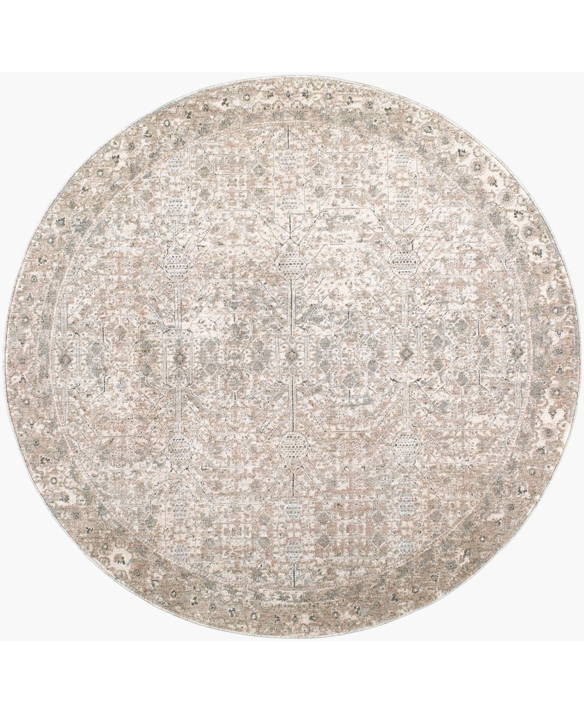 Click here for Livabliss Poetry 556896 710 x 710 Round Area Rug -... prices