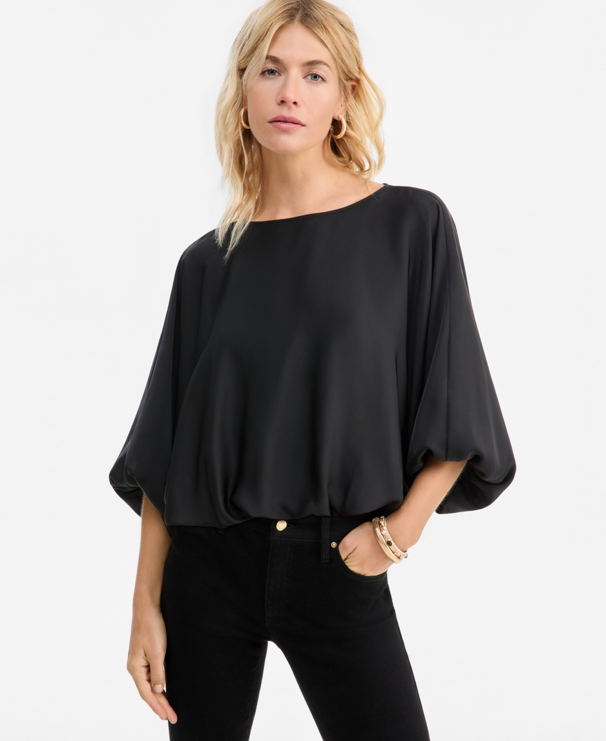 Click here for I.n.c. International Concepts Womens Elbow-Sleeve... prices
