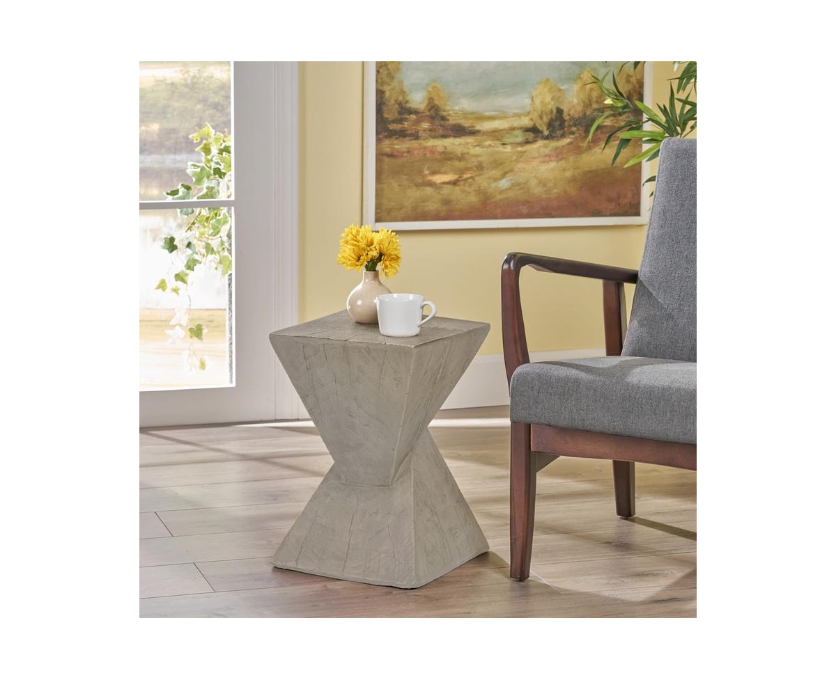 Click here for sumyeg Hourglass Twisted Side Table Hand-Finished... prices