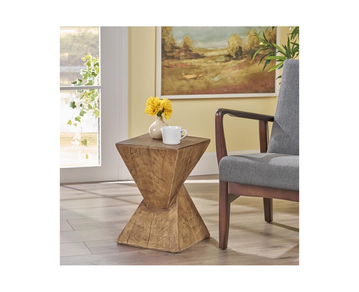Click here for sumyeg Hourglass Twisted Side Table Hand-Finished... prices
