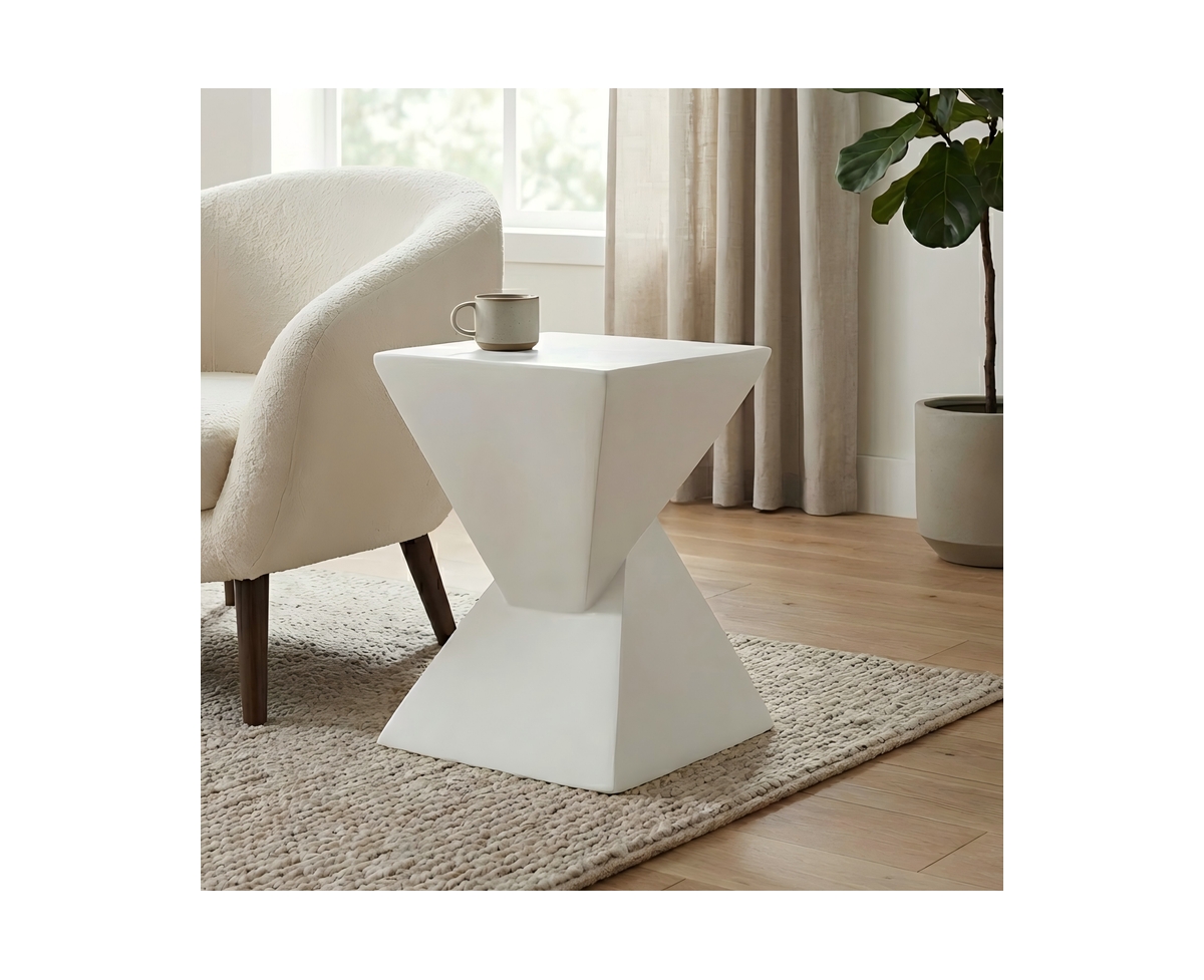 Click here for sumyeg Hourglass Twisted Side Table Hand-Finished... prices