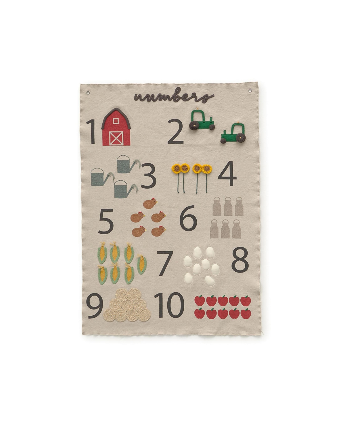 Click here for Lorena Canals Wall Hanger Farm Numbers - Multi-col... prices