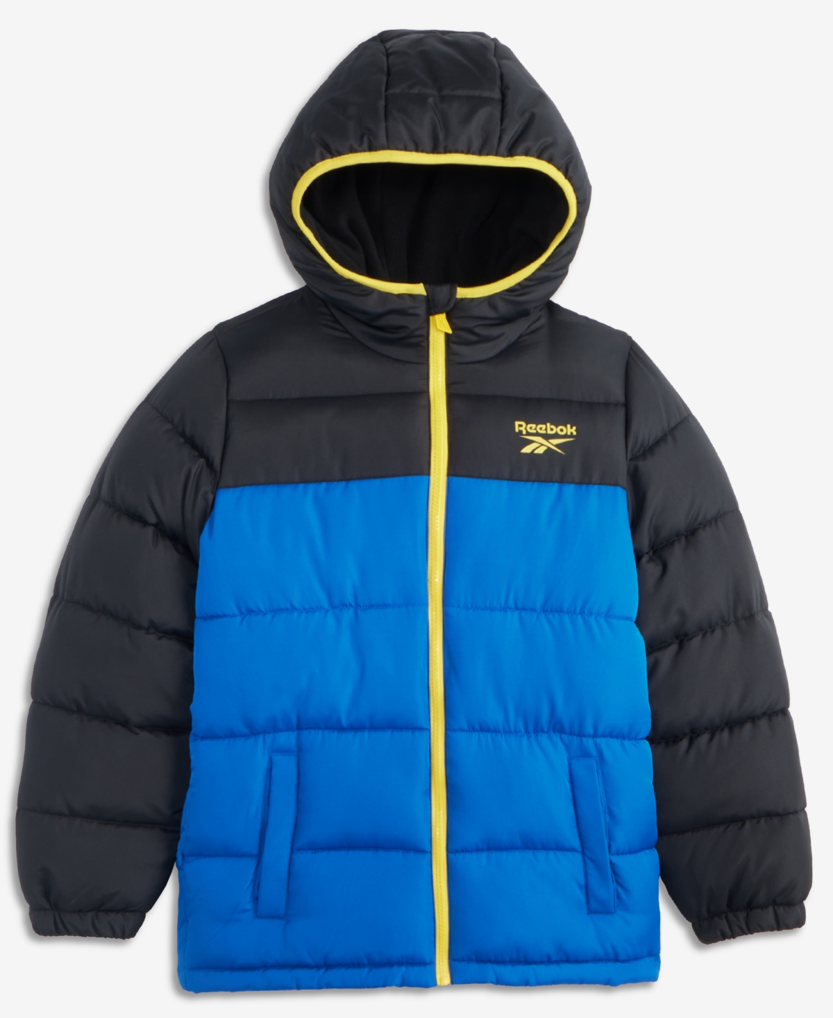 Click here for Reebok Boys Xs-xl Hooded Puffer Jacket - Vector Bl... prices