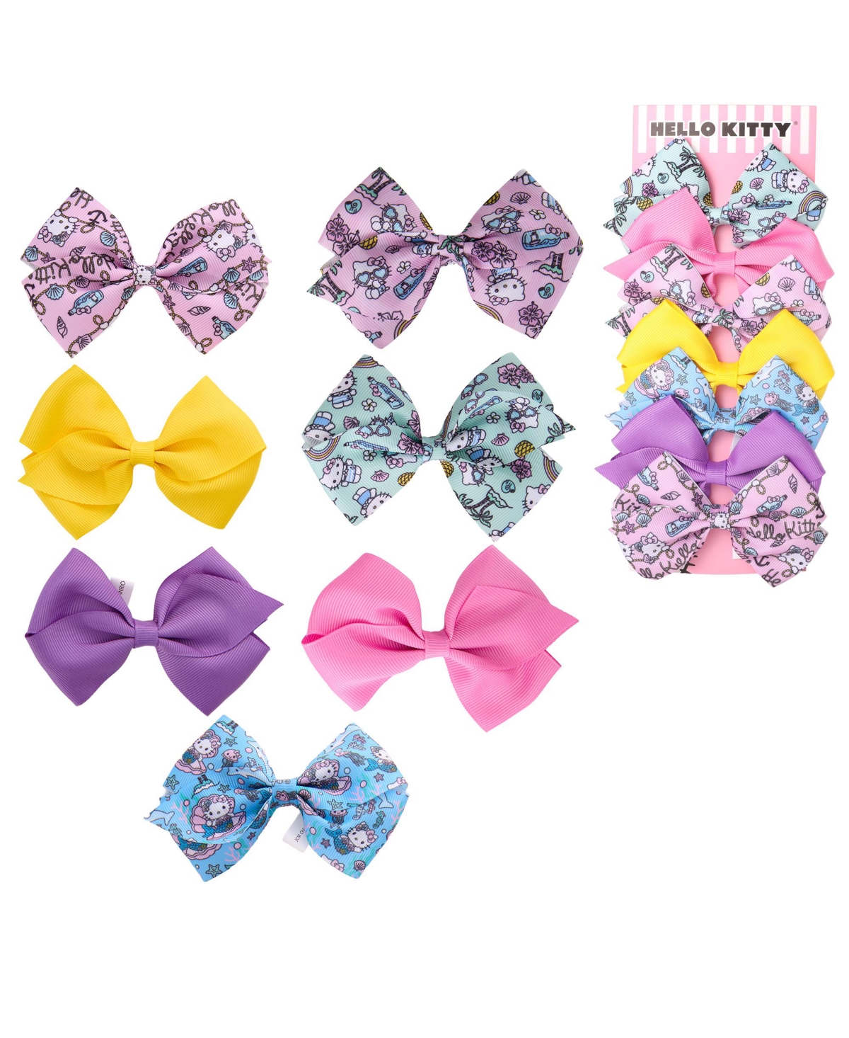 Click here for Hello Kitty Hair Bow 7-Piece Set Official License... prices