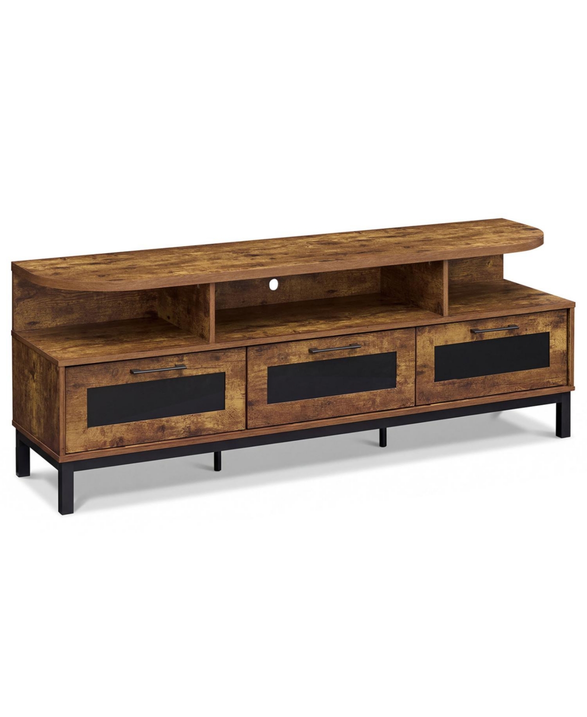 Click here for Slickblue Modern Tv Stand with 3 Drawers and Open... prices