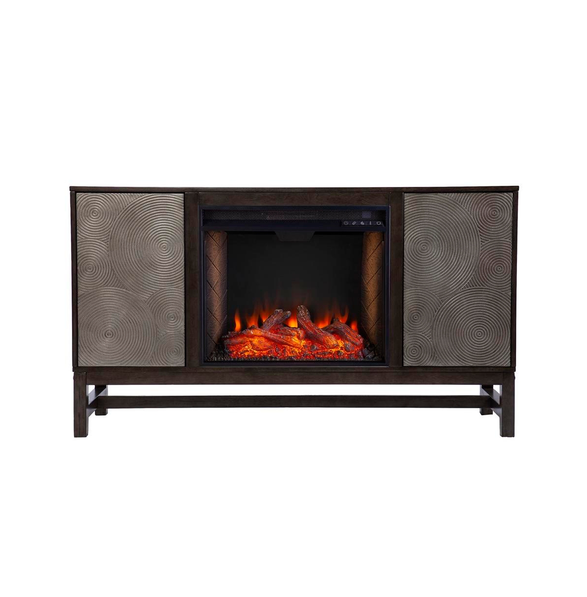 Click here for Augusta Home Lannington Electric Fireplace - Brown... prices