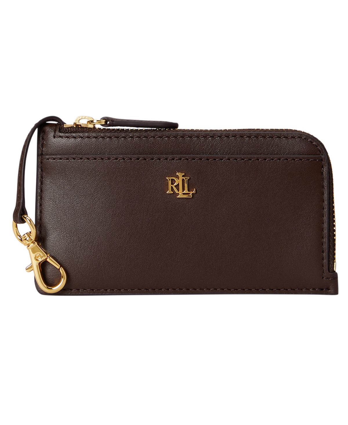 Click here for Lauren Ralph Lauren Leather L-Zip Card Case Wallet... prices
