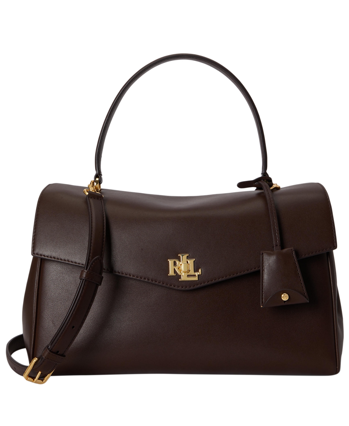 Click here for Lauren Ralph Lauren Farrah Soft Leather Medium Sat... prices