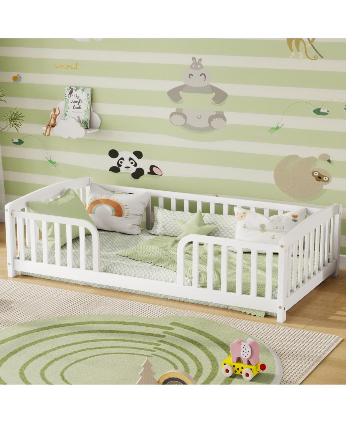 Click here for Rainsken Floor Bed with Rails  Montessori Floor Be... prices