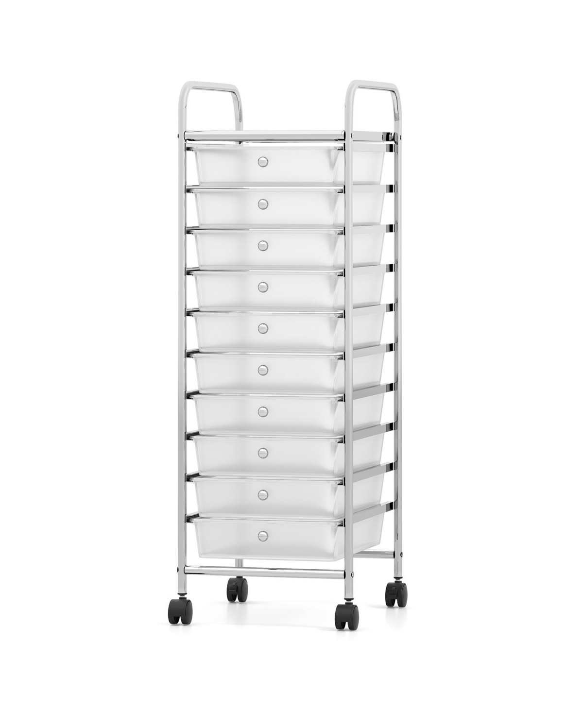 Click here for Slickblue Rolling Organizer Cart with 10 Drawers... prices