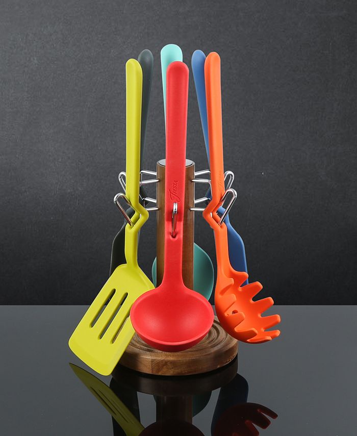 Fiesta 7-Pc. Silicone Utensil Set - Macy's