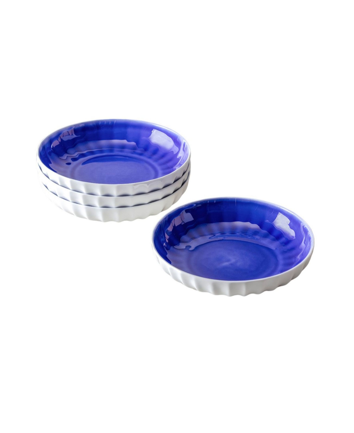 Click here for Fortessa Blyss Bone China Low Dinner Bowls  Set of... prices