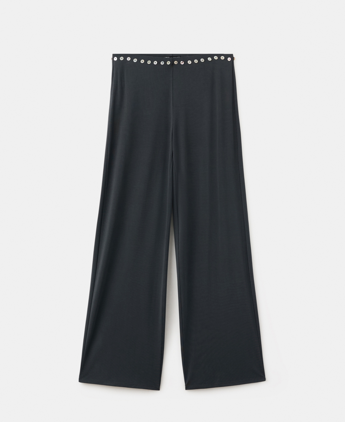Click here for Mango Womens Embroidered Buttons Straight Pants -... prices