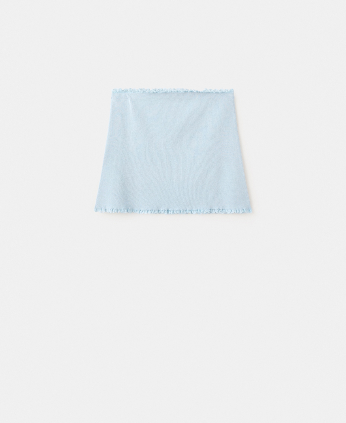 Click here for Mango Womens Short Pleated Skirt - Sky Blue prices