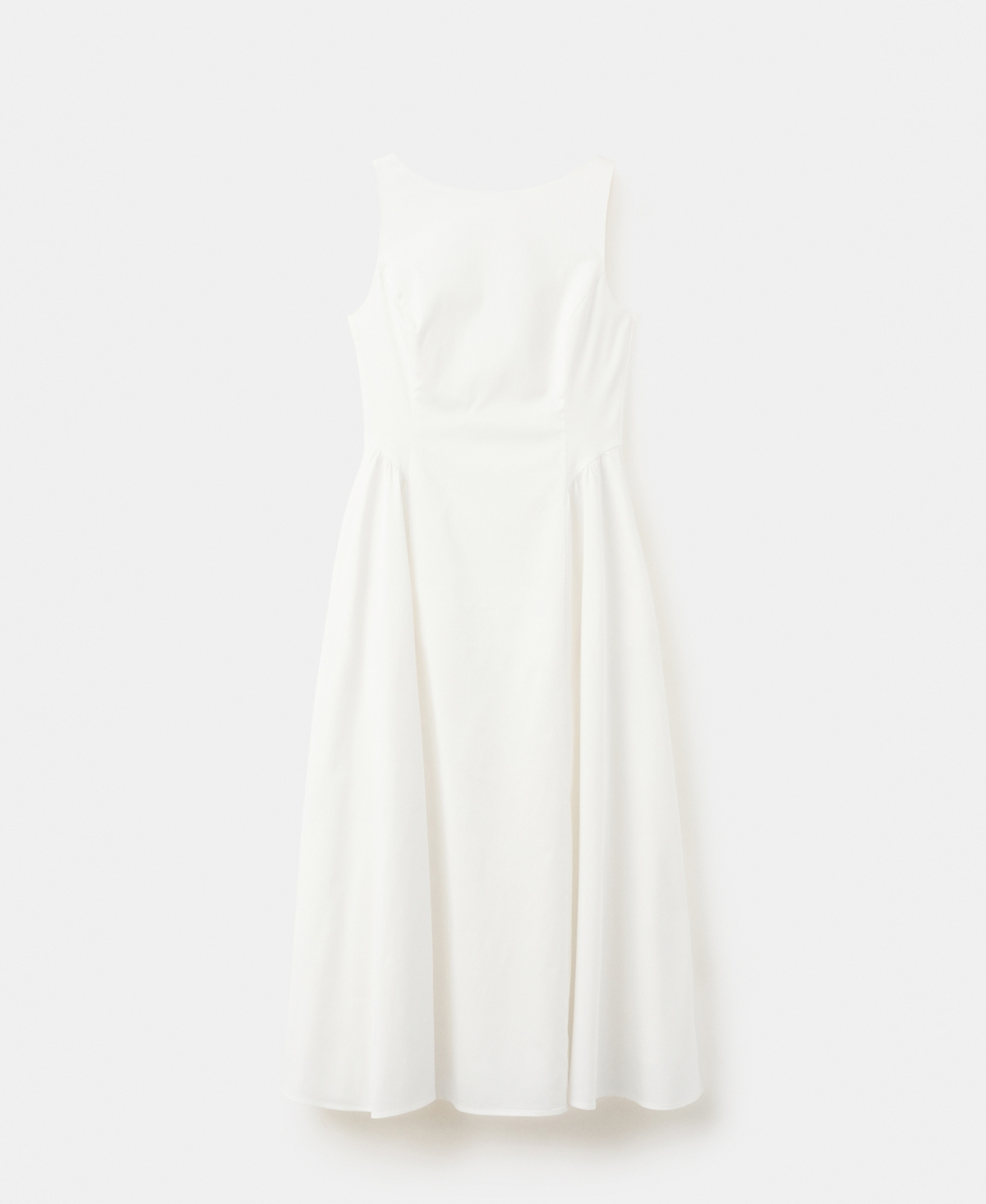 Click here for Mango Womens Boat-Neck Ruched Dress - White prices