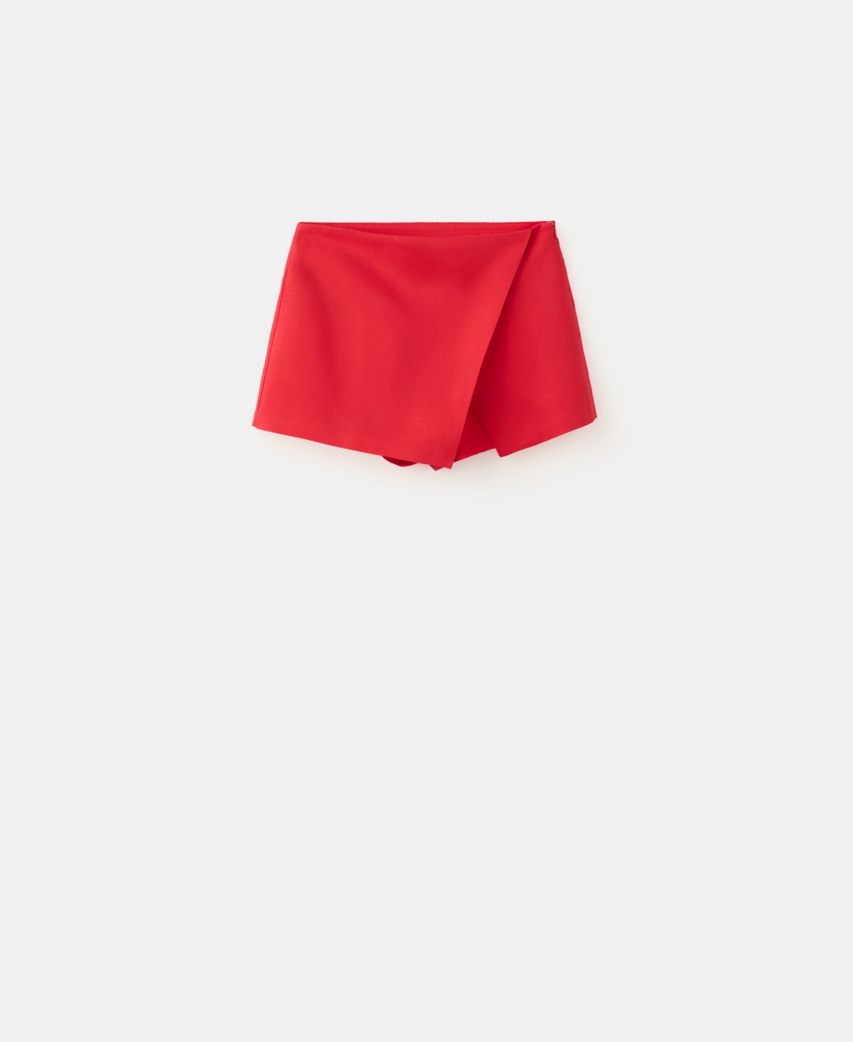 Click here for Mango Womens Linen And Lyocell Blend Skort - Red prices