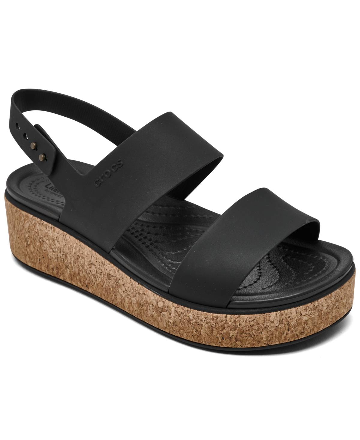 Click here for Crocs Womens Brooklyn Cork Low Wedge Sandals from... prices