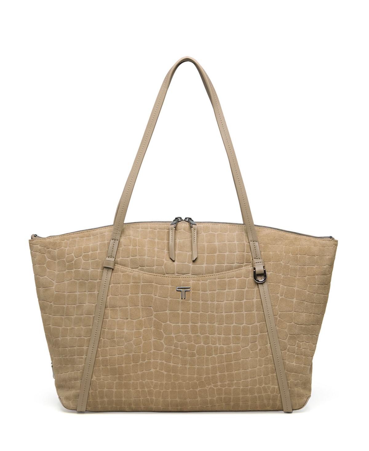 Click here for Tumi Voyageur Q Tote - Wheat Croc Suede prices