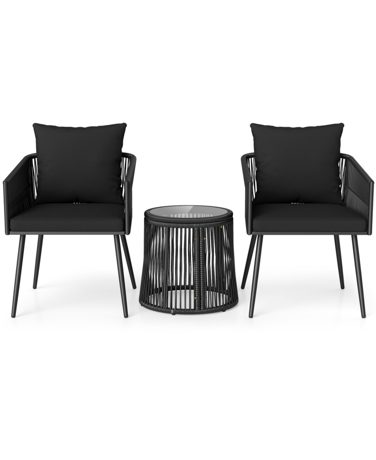 Click here for Slickblue 3-Piece Porch Furniture Set with Cushion... prices