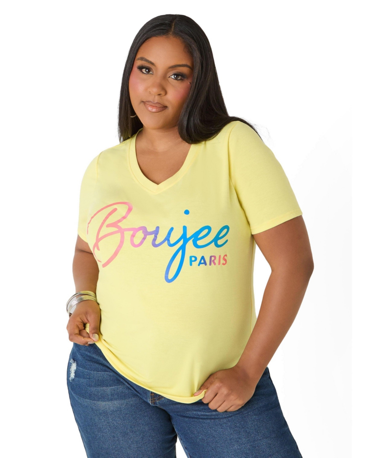Click here for Ashley Stewart Plus Size Boujee Paris Graphic Wome... prices