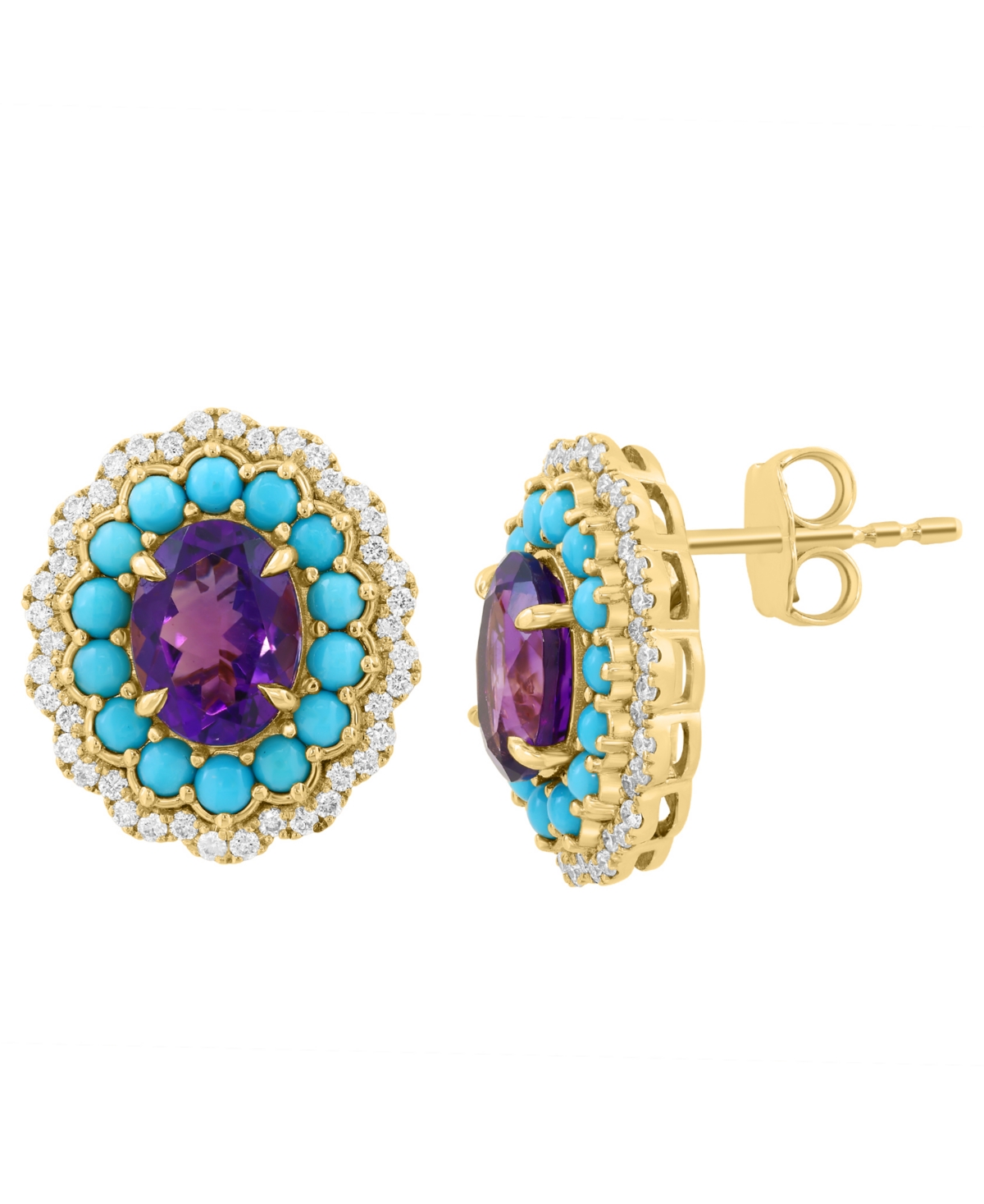 Click here for Effy Collection Amethyst (2-2/5 ct. t.w.)  Turquoi... prices