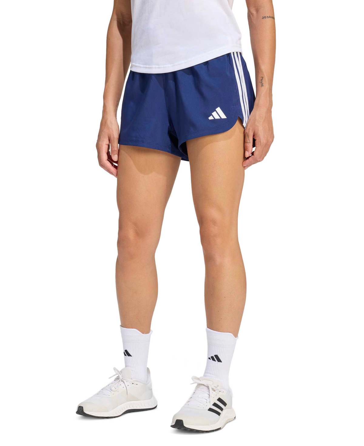 Click here for adidas Womens Pacer Workout Woven Rise Training Sh... prices