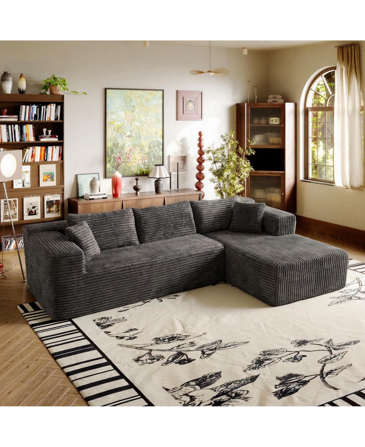 Click here for Famapy 106 Modular Sectional Sofa with Pillows  L-... prices