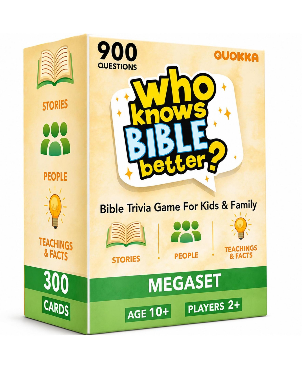 Click here for Quokka Trivia Card Games for Family - Bible and Ge... prices