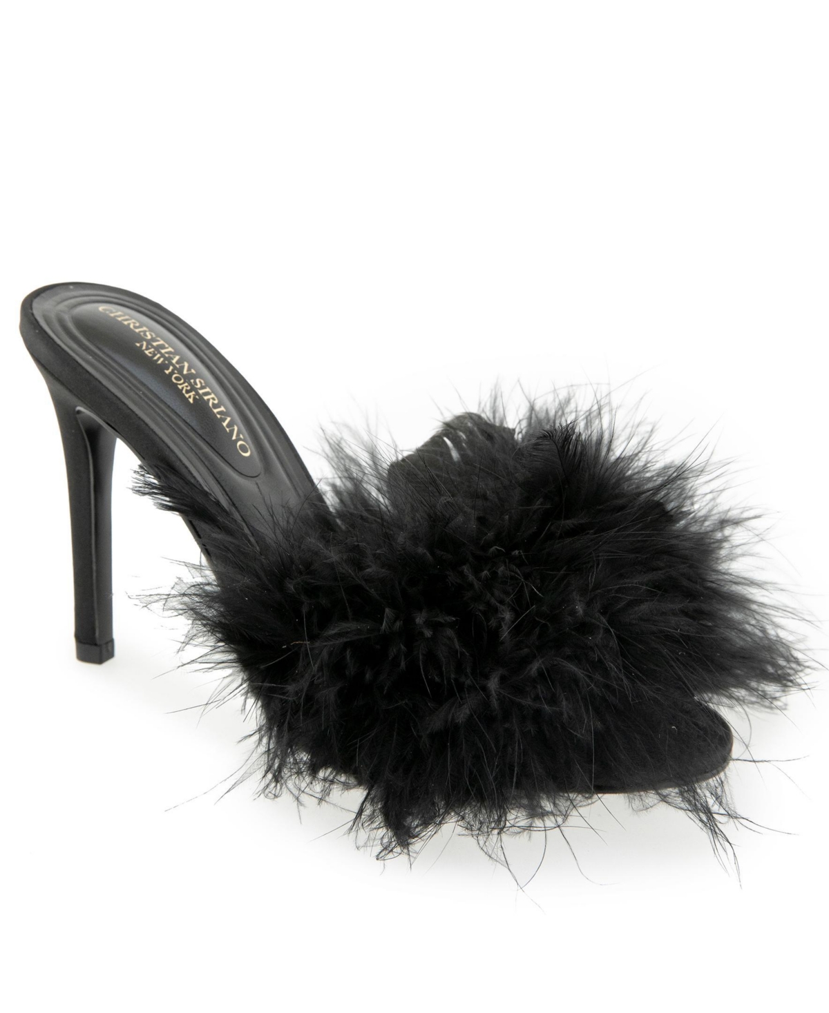 Click here for Christian Siriano Womens Jaziely Feather High Heel... prices