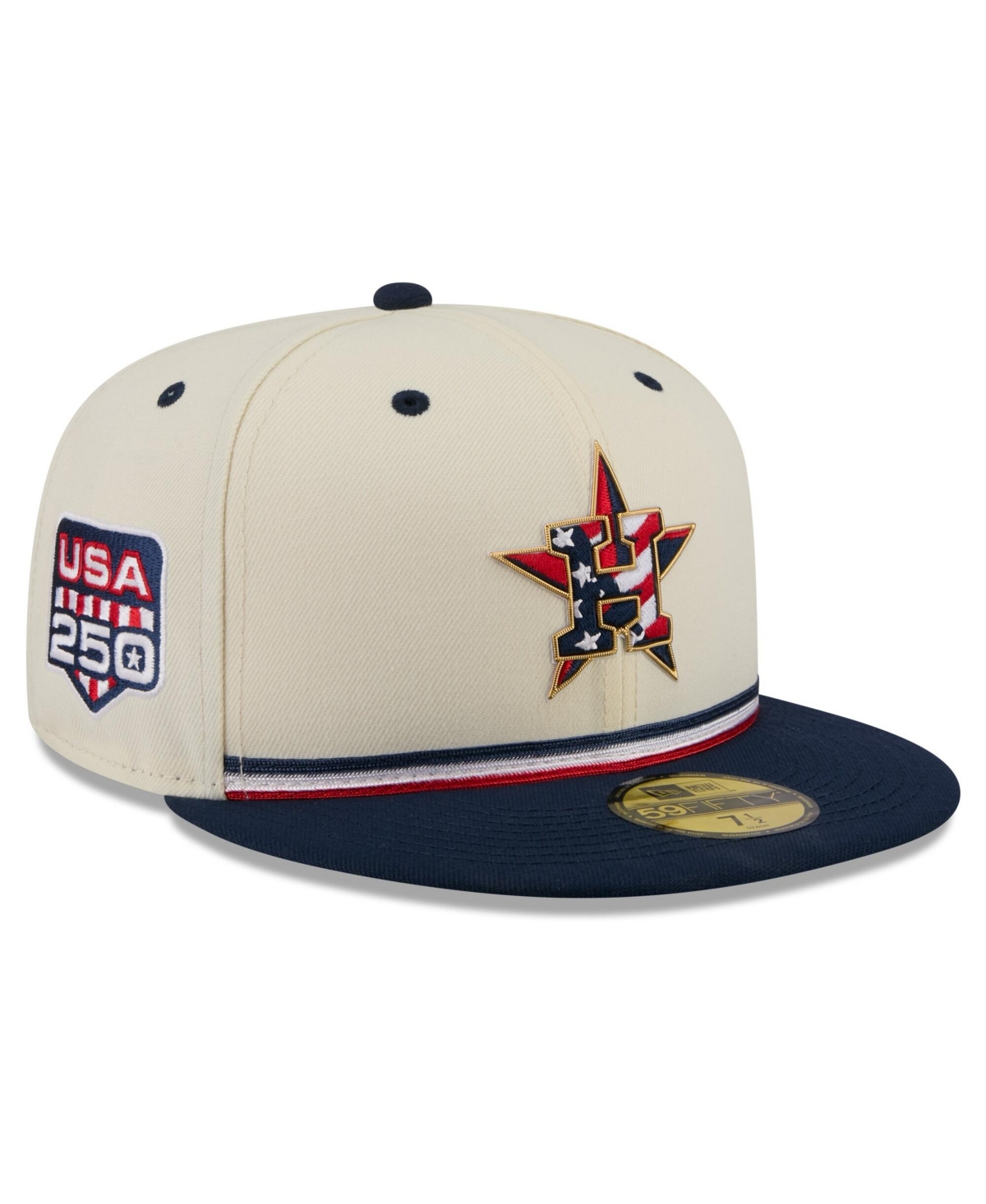 Click here for New Era Mens Cream/Blue Houston Astros Usa 250 Fou... prices