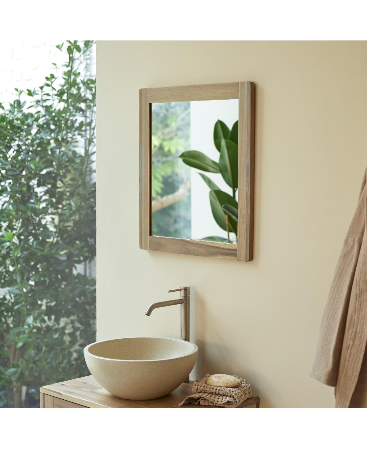 Click here for Tikamoon Lila solid acacia wood mirror - Natural prices