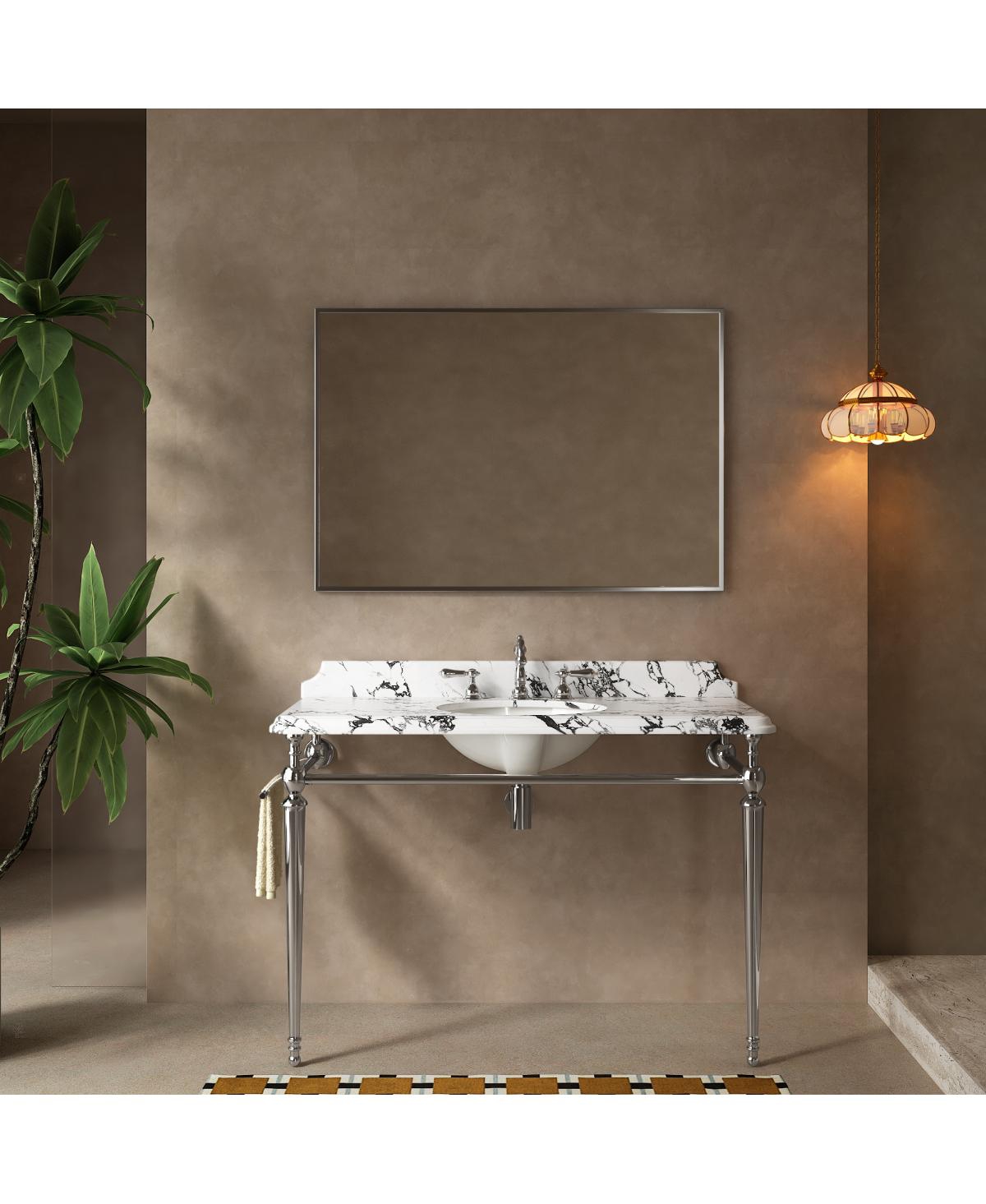 Click here for Sillysis 48 Inch Bathroom Console Sink with Engine... prices