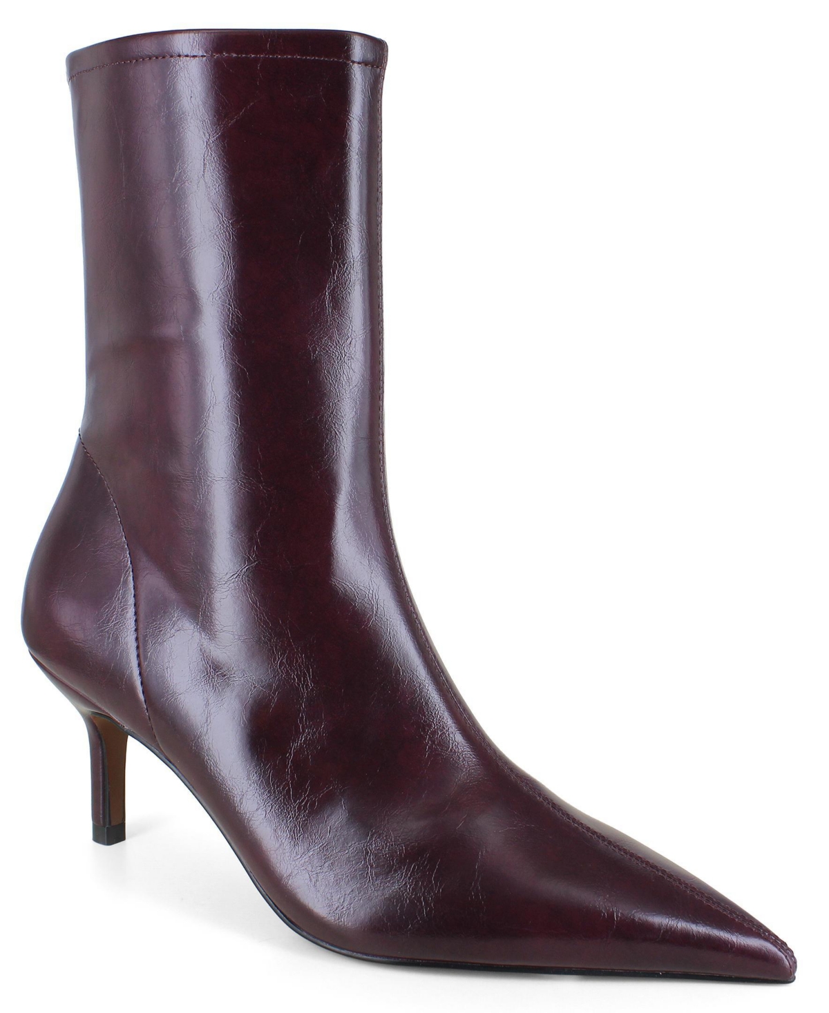 Click here for Bcbg Womens Rosalind High Heeled Bootie - Burgundy prices