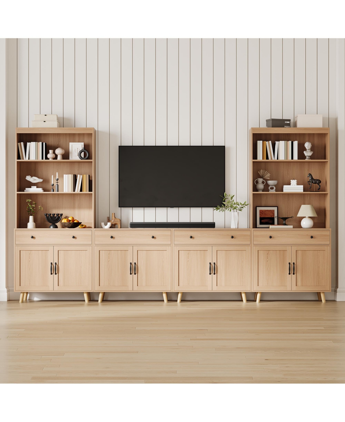 Click here for homfan Modern Freestanding Wooden Storage Cabinet... prices