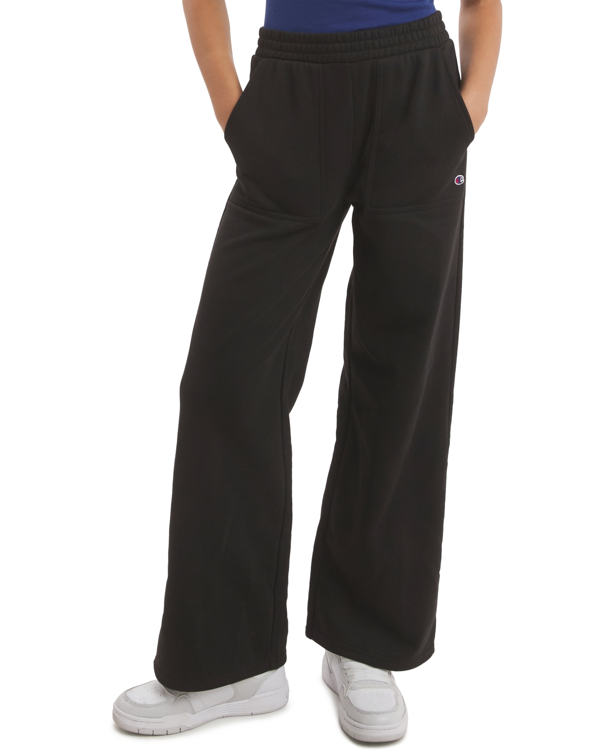 Click here for Champion Girls 7-16 Wide-Leg Pants - Black Onyx prices