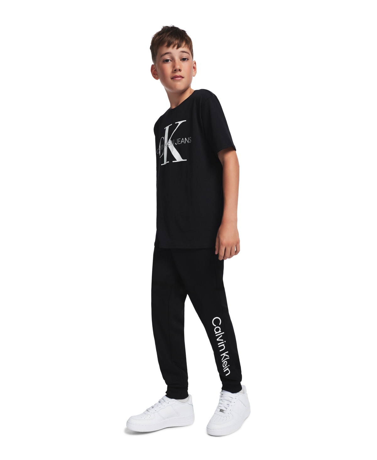 Click here for Calvin Klein Boys 8-20 Jogger Pants - Black prices