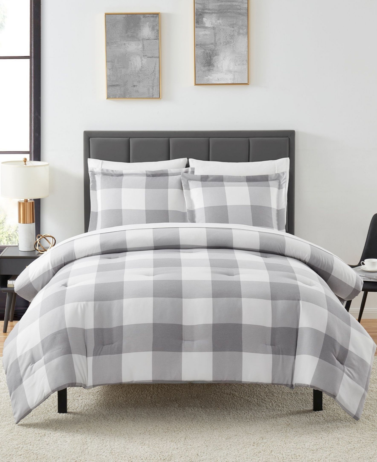 Click here for Sweet Home Collection Herringbone Weave Buffalo Ch... prices