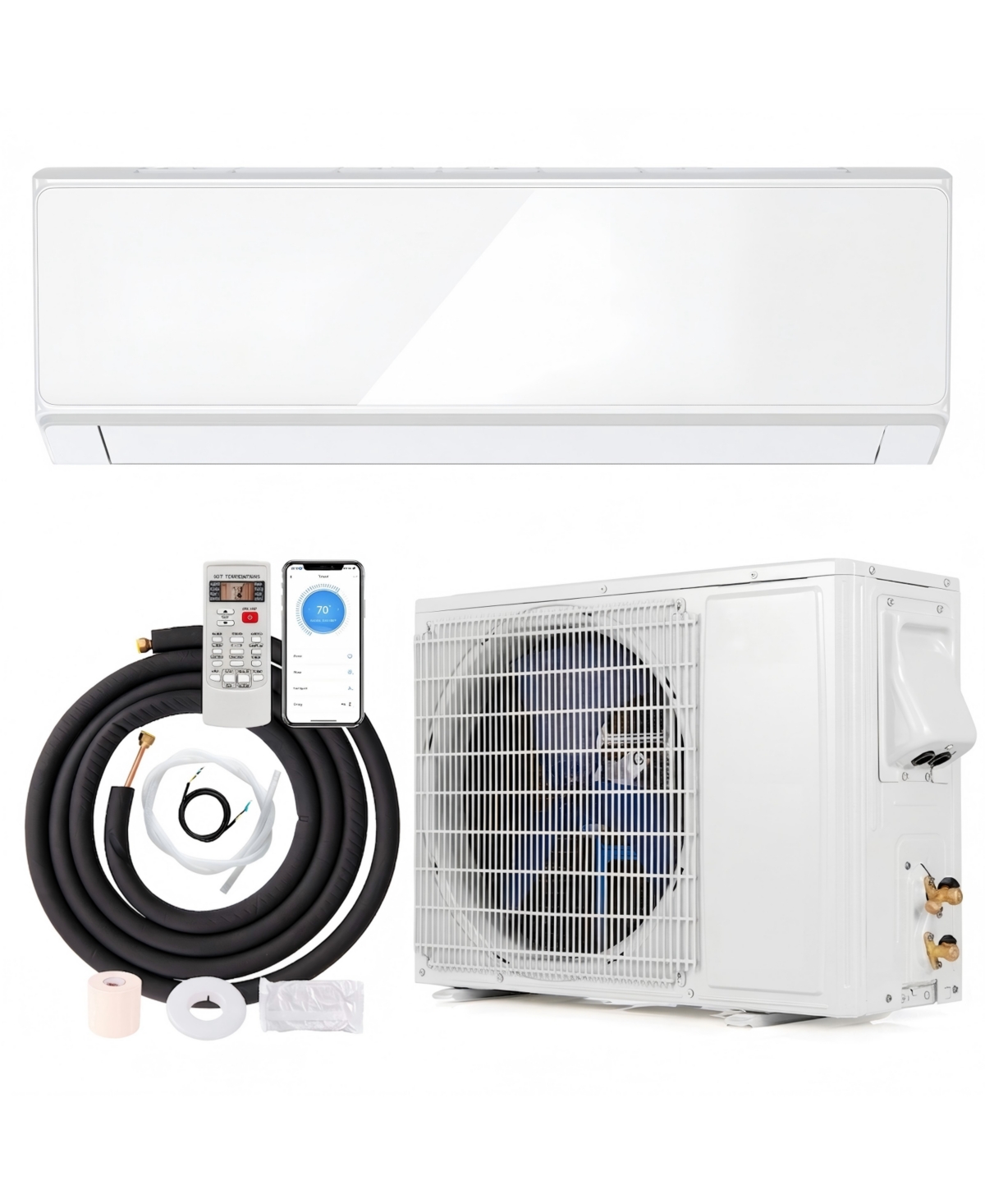 Click here for Sugift 12000 Btu 22 SEER2 Wi-Fi Enabled Mini Split... prices