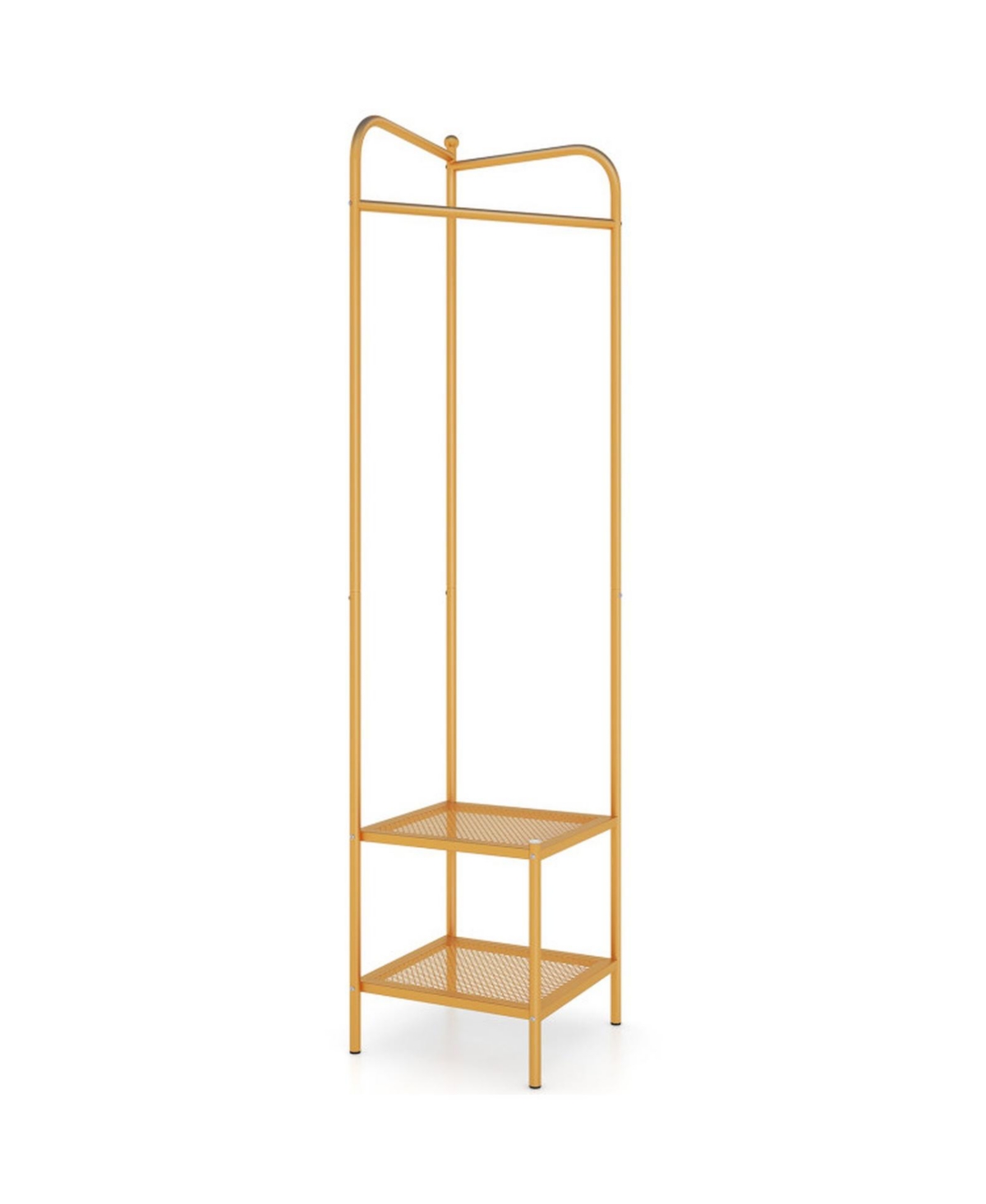 Click here for Gouun Corner Coat Rack with Top Hanger and 2 Mesh... prices